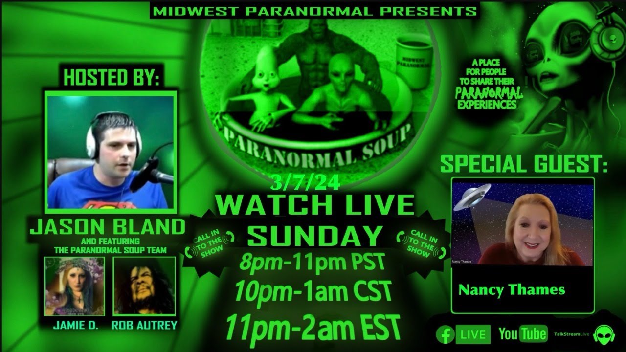 Ep 390 guest Nancy Thames- Alien Contactee - YouTube