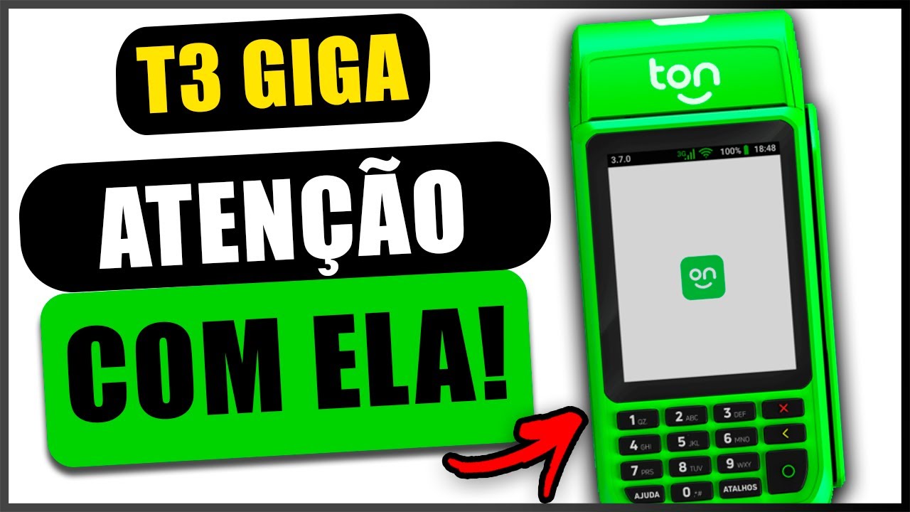 TON T3 GIGA é a Melhor Máquina de Cartão Com Bobina? - YouTube