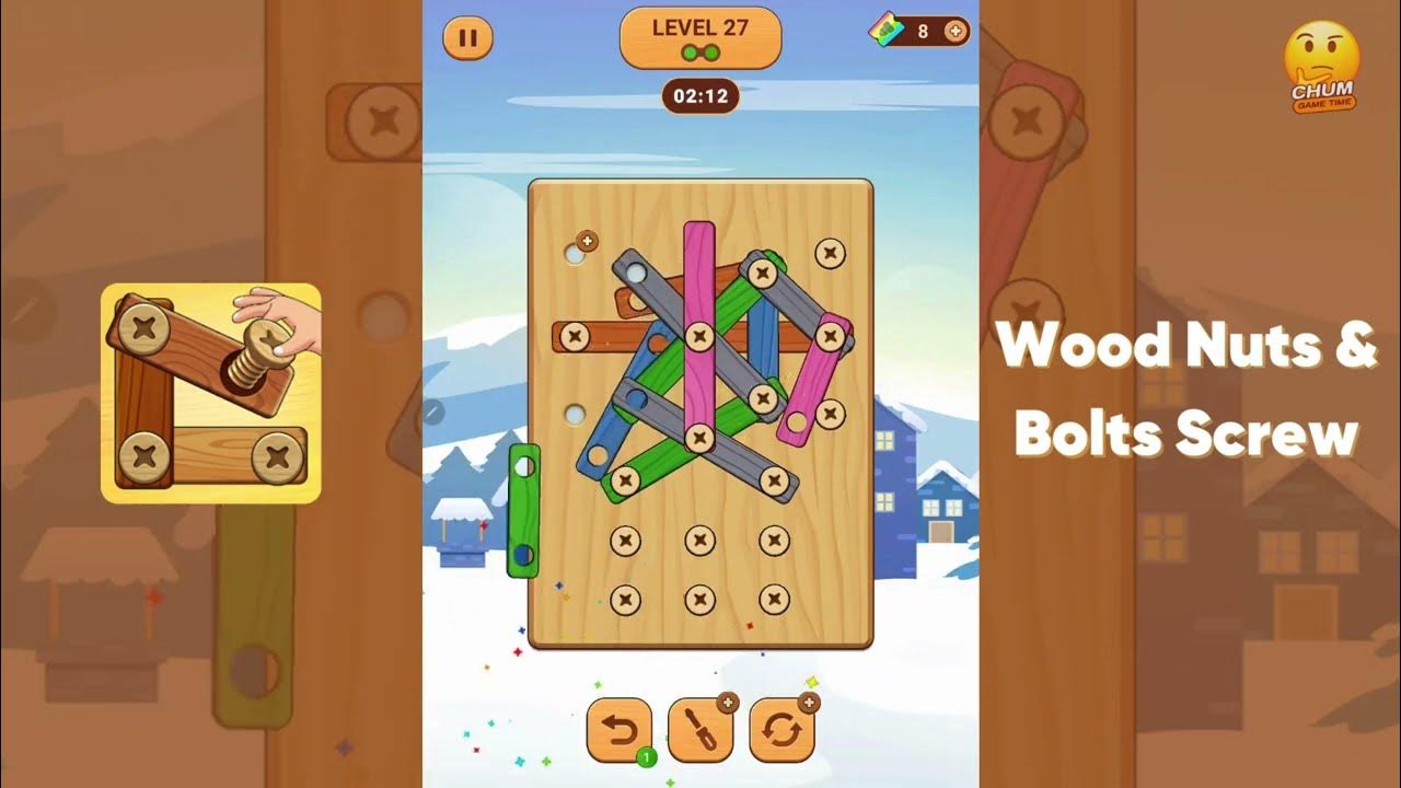 Wood Nuts & Bolts, Screw - Level 27 - Gameplay walkthrough - YouTube