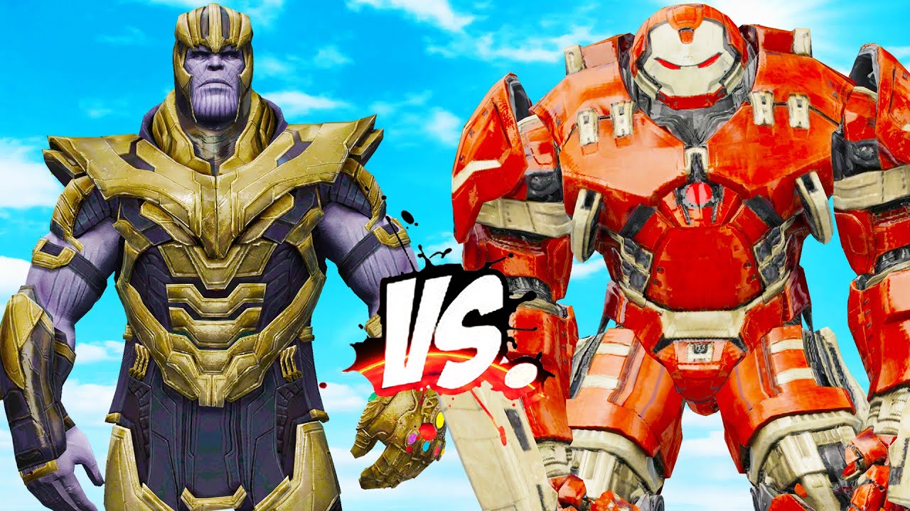 THANOS VS HULKBUSTER - EPIC SUPERHEROES WAR - YouTube