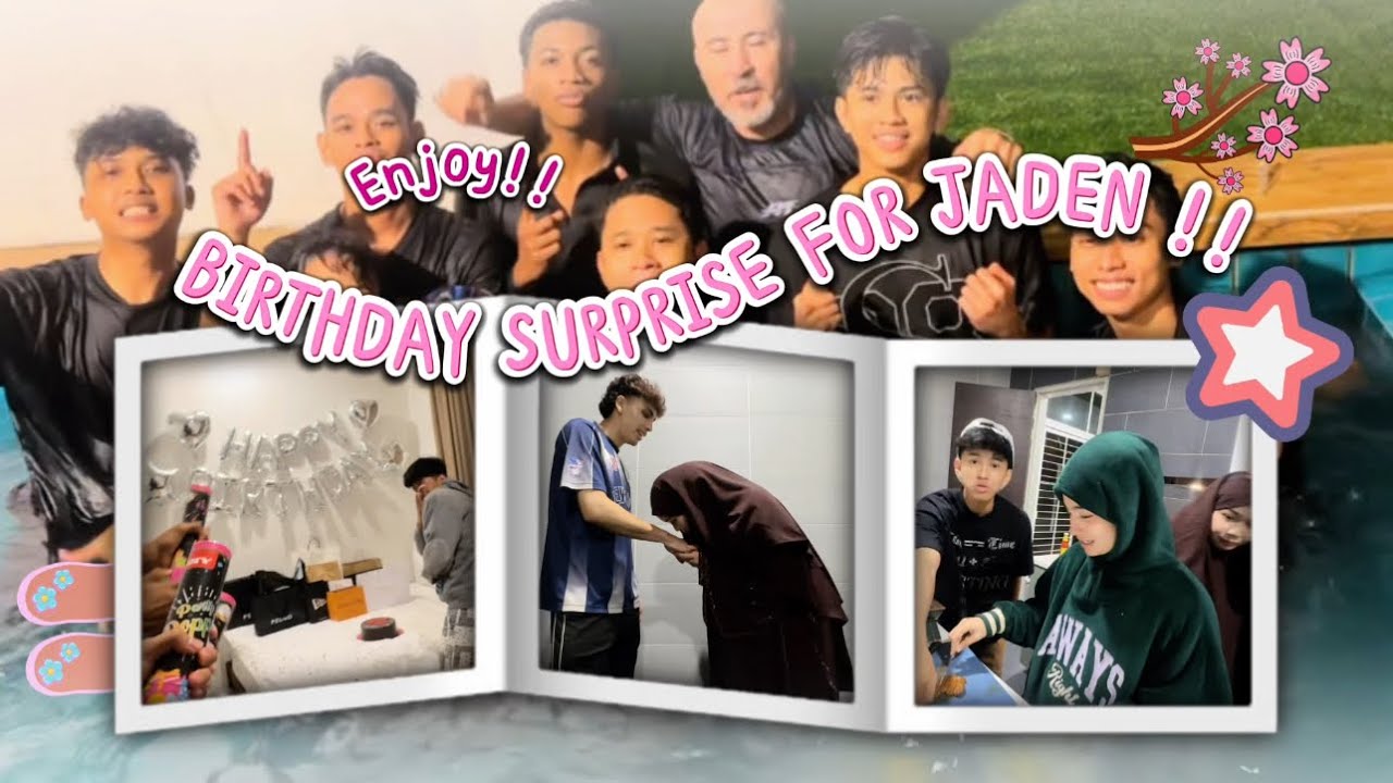 RANIA SURPRISE BIRTHDAY JADEN DI VILLA?!! HAPPY MOMENT WITH JTT FAMILY ...