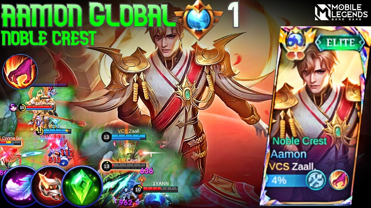 MLBB Fast Rotation!!! Hyper??? Noble Crest Aamon - YouTube