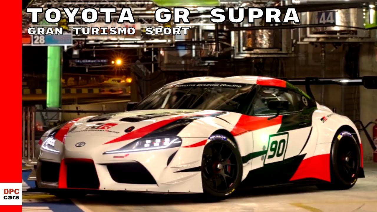 Toyota GR Supra Racing Concept In Gran Turismo Sport - YouTube