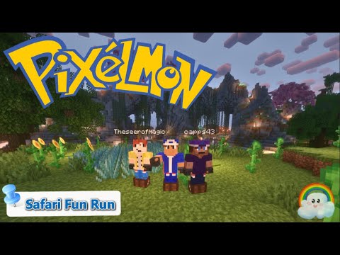 Happy Cloud Pixelmon - Safari Fun Run & *NEW* Skins!!! - YouTube