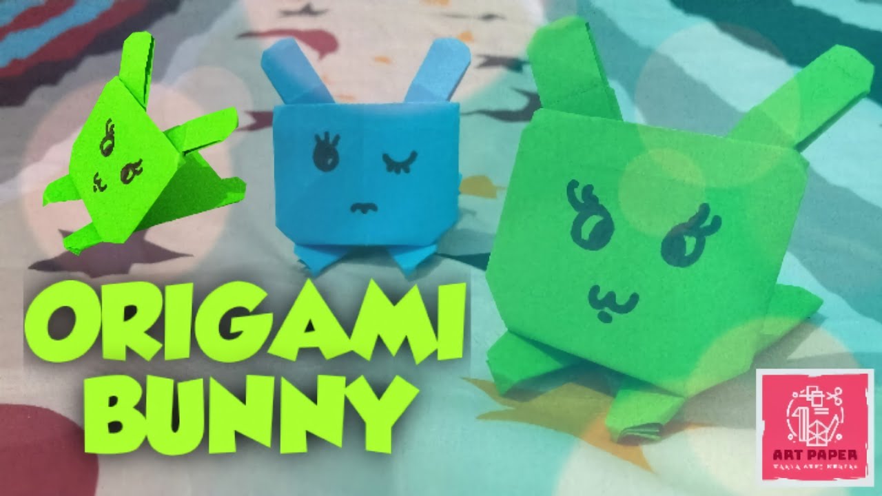 HOW TO MAKE A ORIGAMI BUNNY RABBIT - YouTube