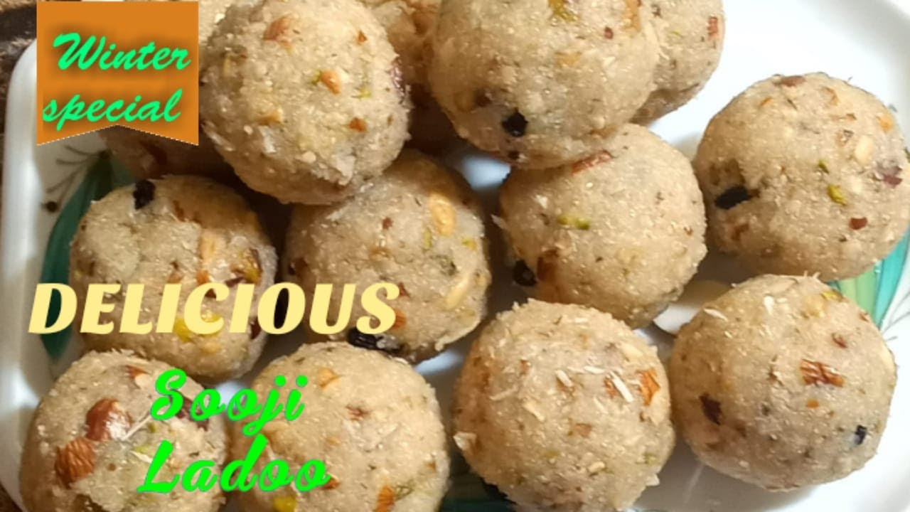 how to make winter special Super Easy Sooji ke Ladu Homemade ladu ...