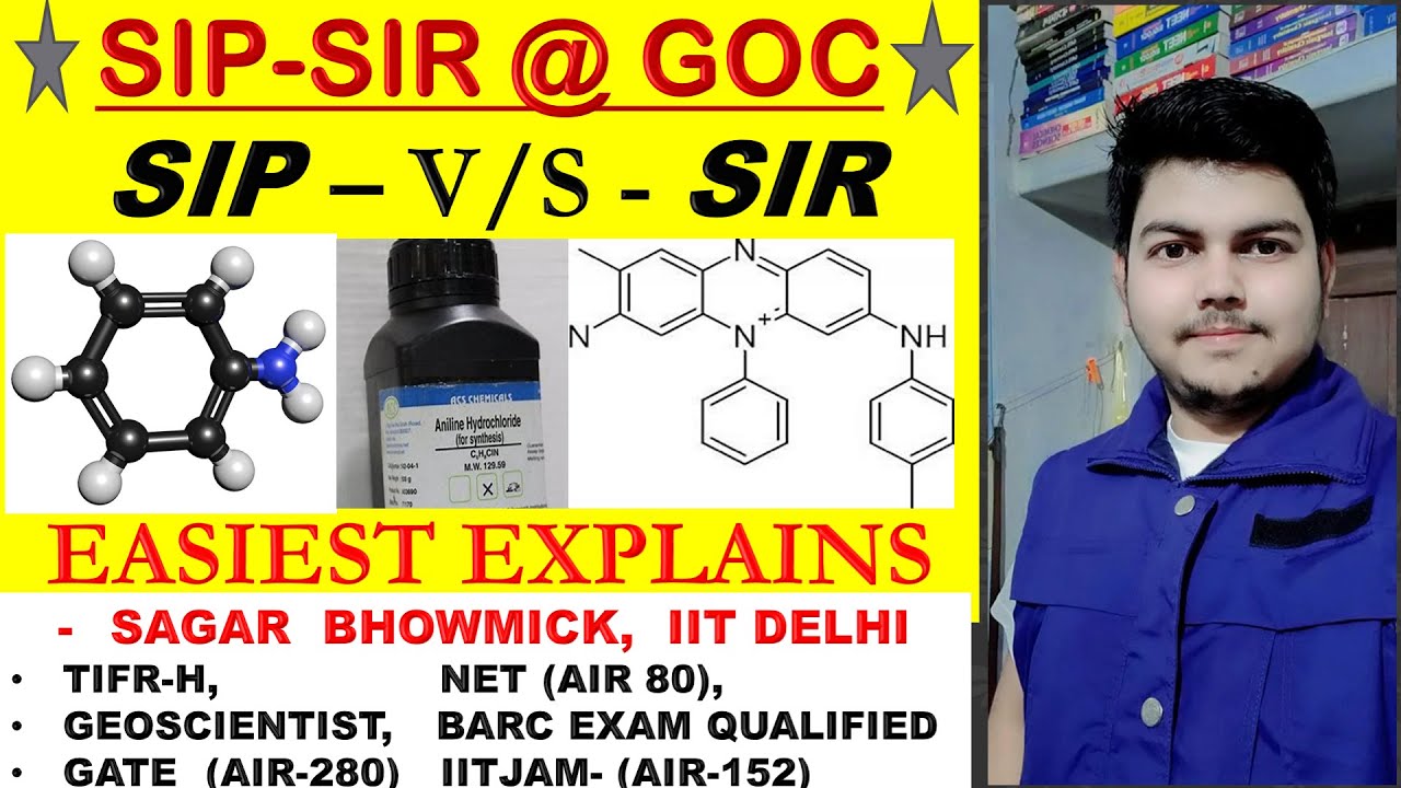 SIP VS SIR IN ORGANIC CHEMISTRY / SIP AND SIR IN GOC / SIP VS SIR IN ...