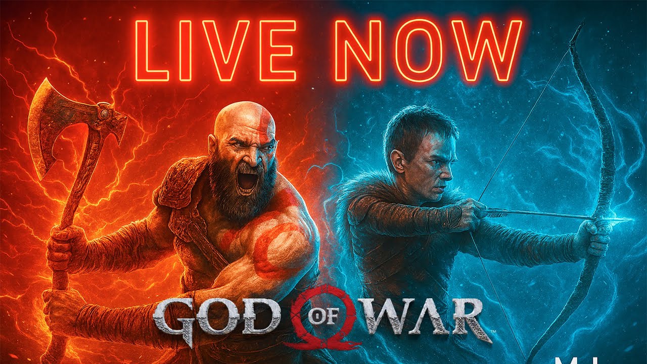 LIVE: God of War Gameplay | Epic Battles & Story | MJ Gaming - YouTube