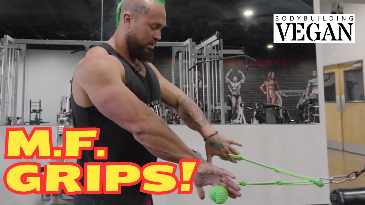 Monkey Fist Grips & TheBodyBuildingVegan Team Up! Full Shoulder Day ...