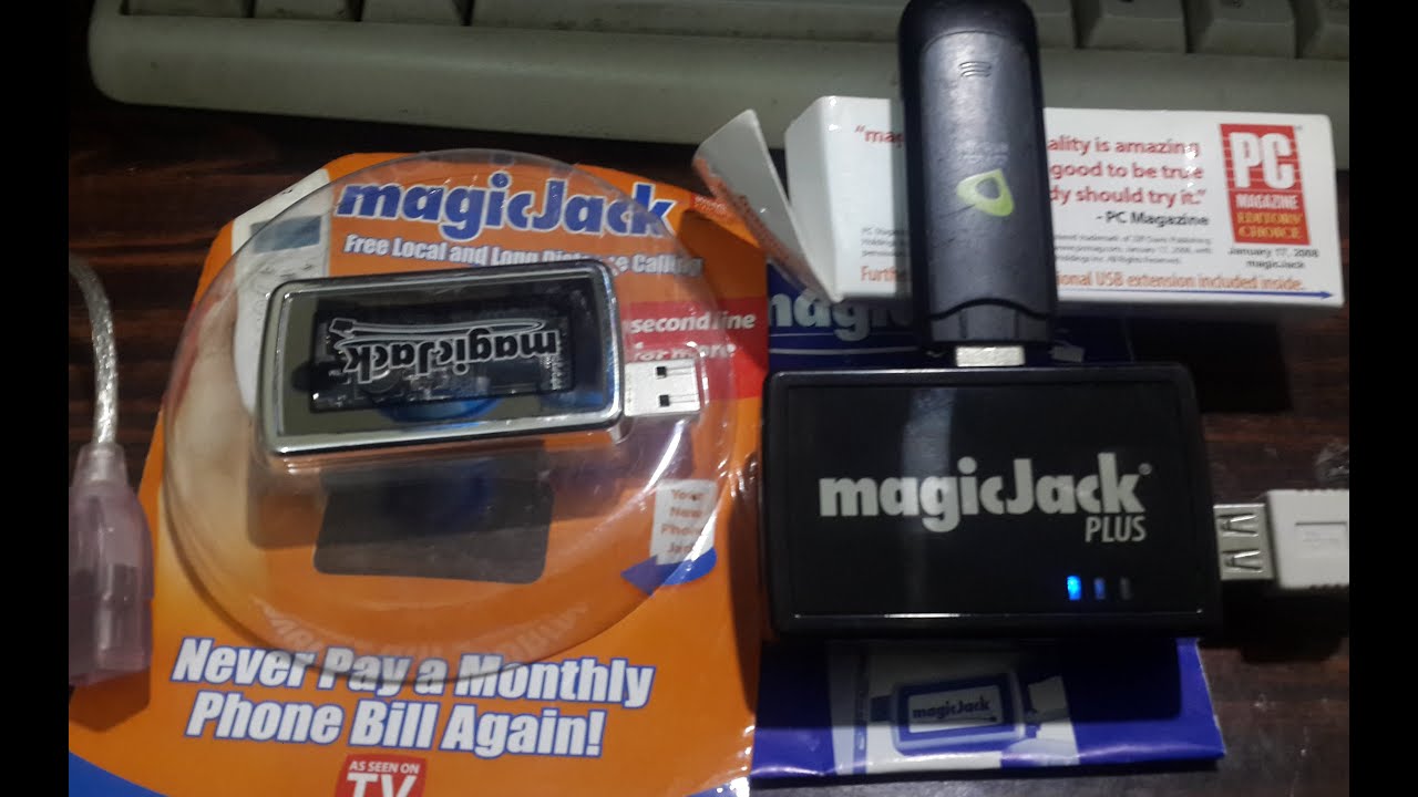 MagicJack USB لمكالمات الإنترنت بفلاشة الانترنت - YouTube