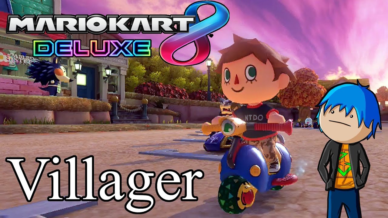 Mario Kart 8 Deluxe as Villager - Crossing Cup Grand Prix! - YouTube
