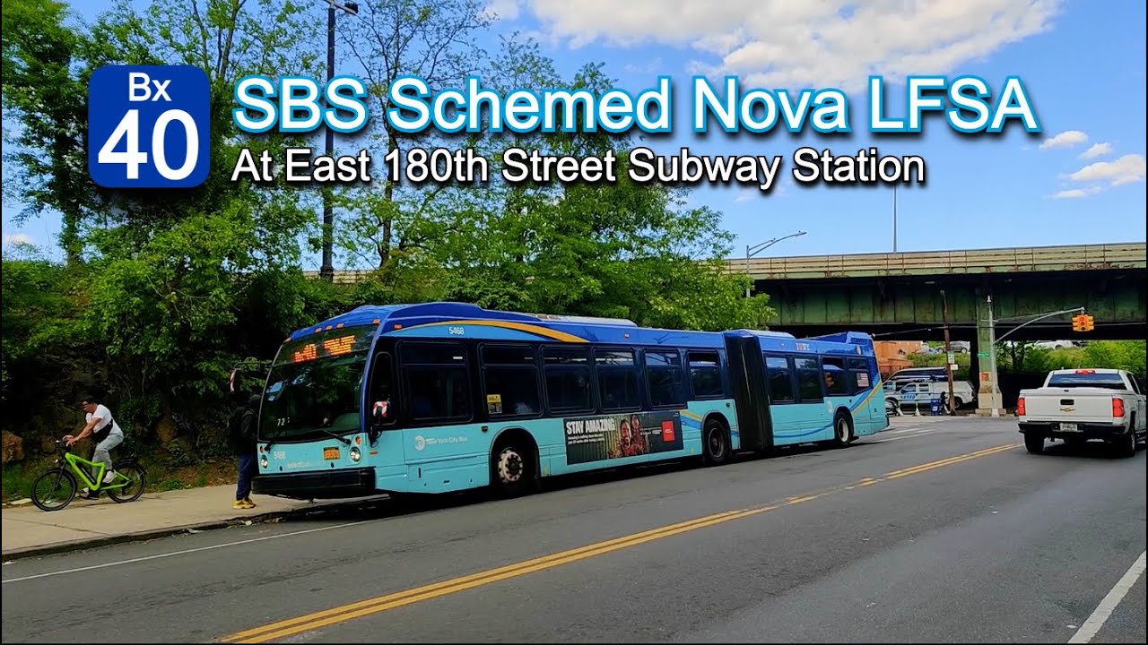 NYCT Bus: 2017 Nova Bus LFSA 5468 (SBS Schemed) on the Bx40 @ East 180 ...