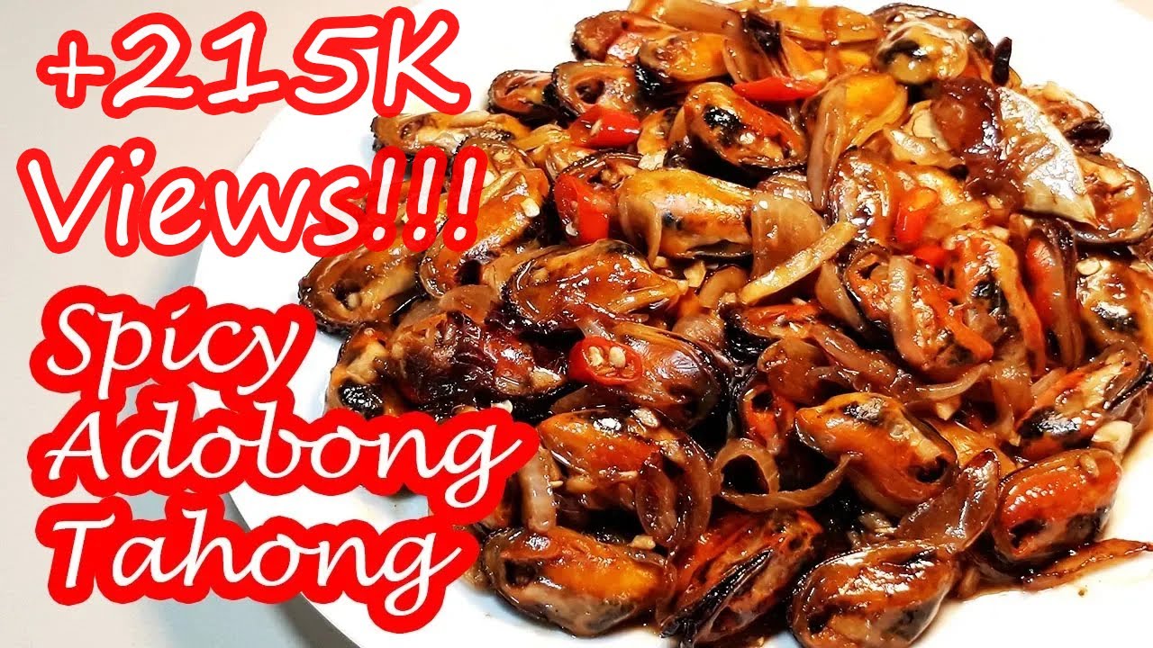 SPICY ADOBONG TAHONG | SPICY MUSSELS ADOBO!!! - YouTube