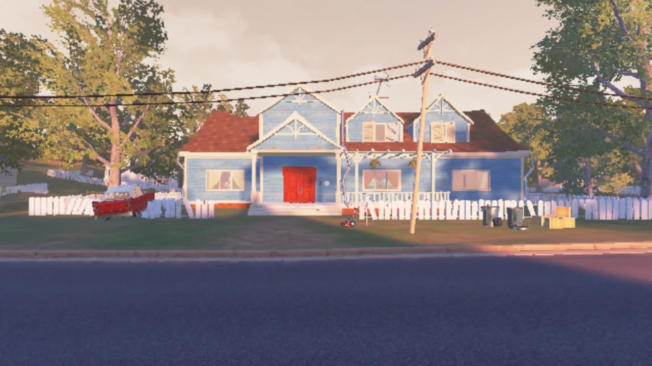 playing hello neighbor alpha 2 again - YouTube