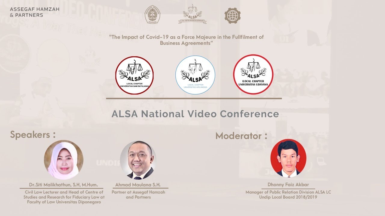 ALSA National Video Conference 2020 - YouTube