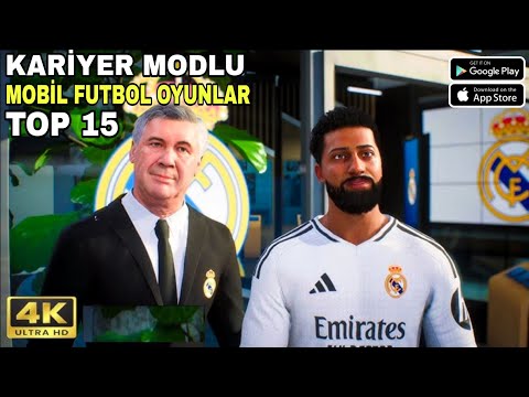 FC 25 Benzeri En İyi 15 Kariyer Modlu Mobil Futbol oyun⚽Android İos Futbol oyunlar GÜNCEL LİSTE 2025