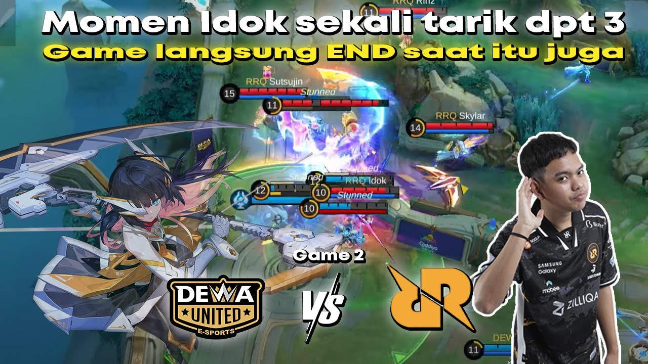 1 momen penentuan kemenangan yg manis untuk RRQ dr idok || MLBB - YouTube