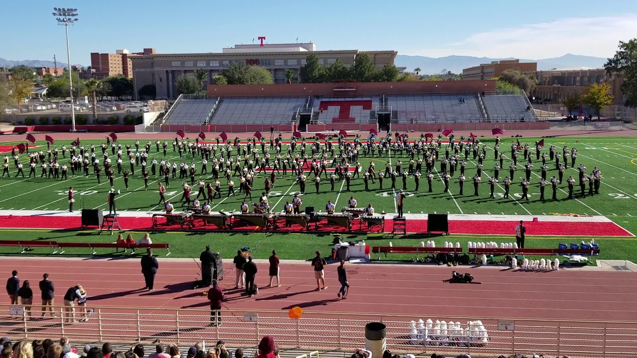 Sun Devil Marching Band Exhibition Show ASU vs UA - YouTube