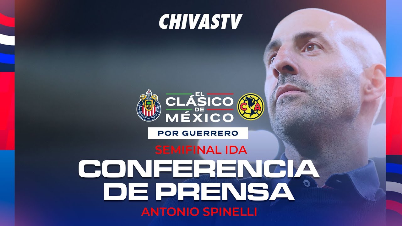 ANTONIO SPINELLI EN CONFERENCIA DE PRENSA | CHIVAS FEMENIL VS AMÉRICA ...