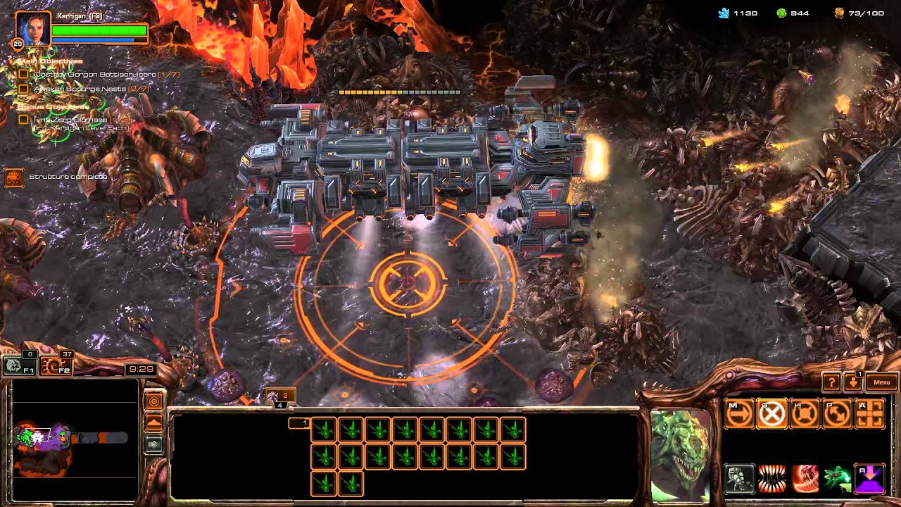 Starcraft 2: Heart of the Swarm - Fire in the Sky - YouTube