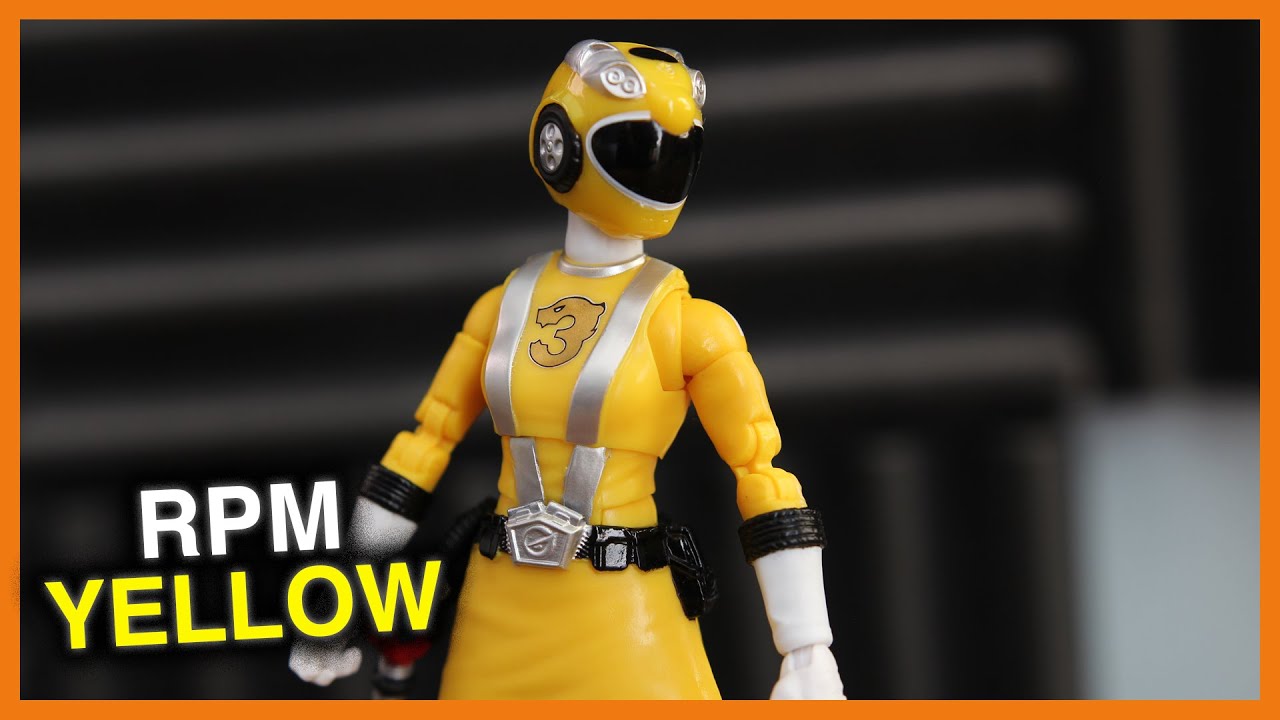 RPM Yellow Ranger Lightning Collection Review - YouTube