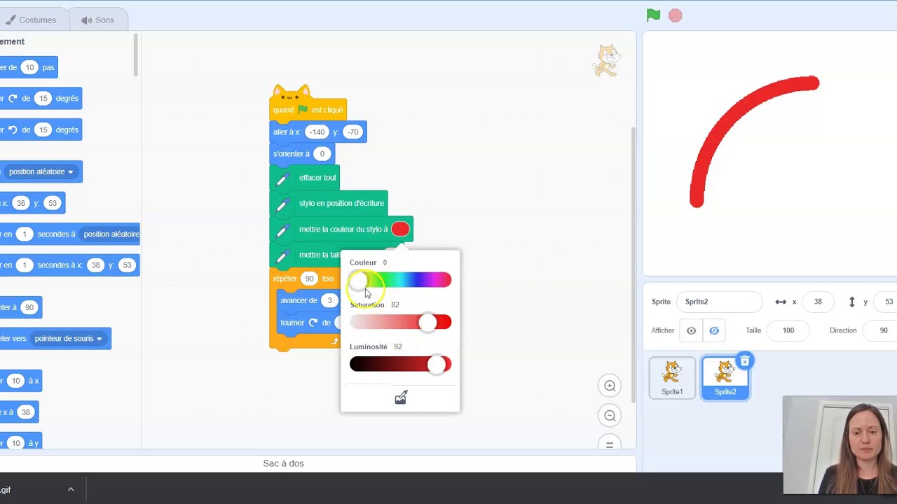 Scratch - Arc-en-ciel Version 1 - YouTube