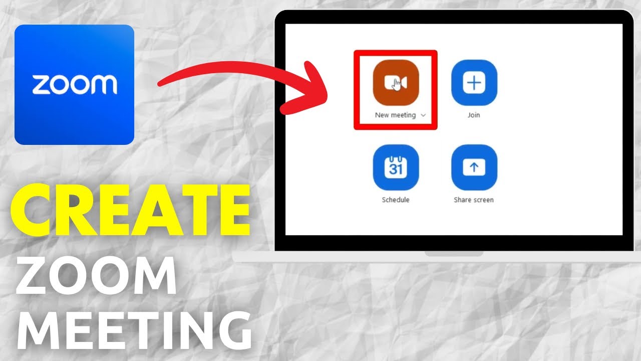 How To Create A Zoom Meeting - YouTube
