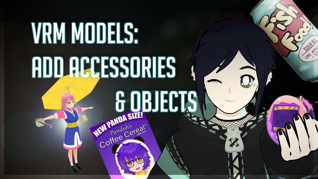 VRMOneEditor Tutorial: How to add accessories and objects to VRM models ...