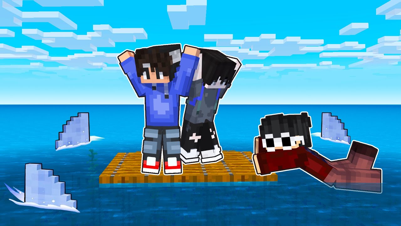 We're STUCK On A RAFT In Minecraft! - YouTube