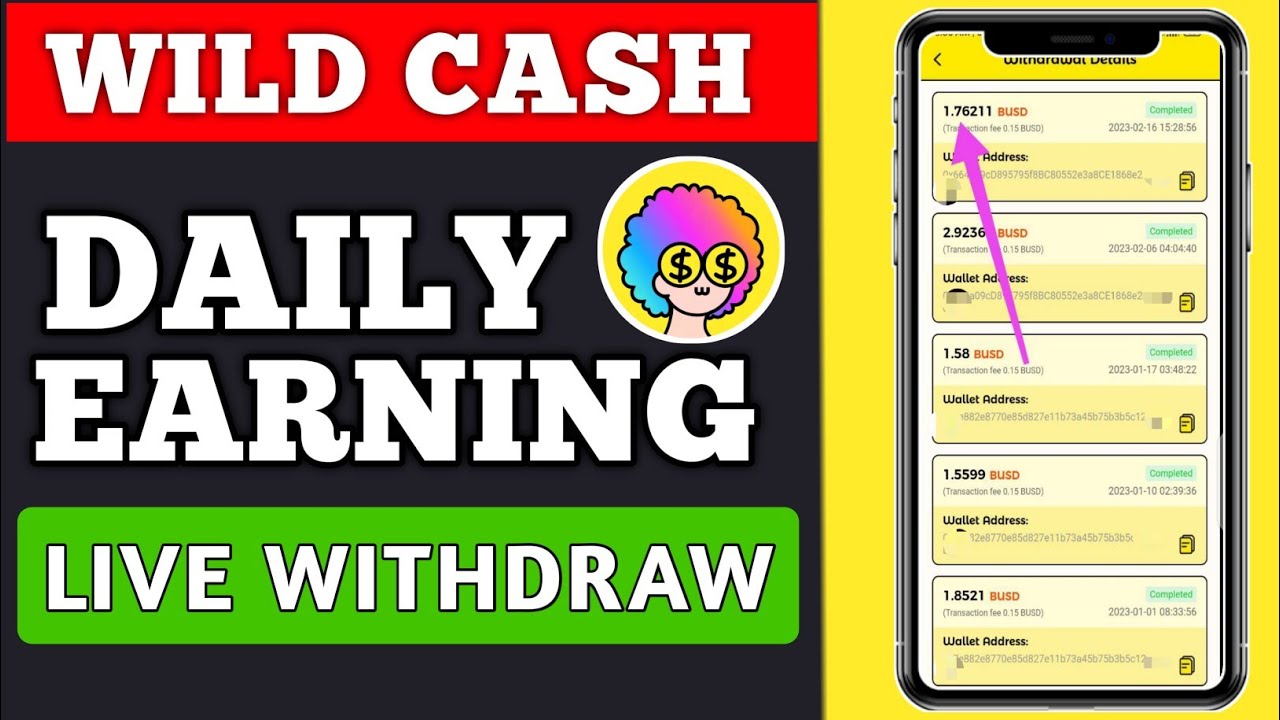 Wild Cash Quiz To Earn Money App | Wild Cash App Withdrawal | Real ...