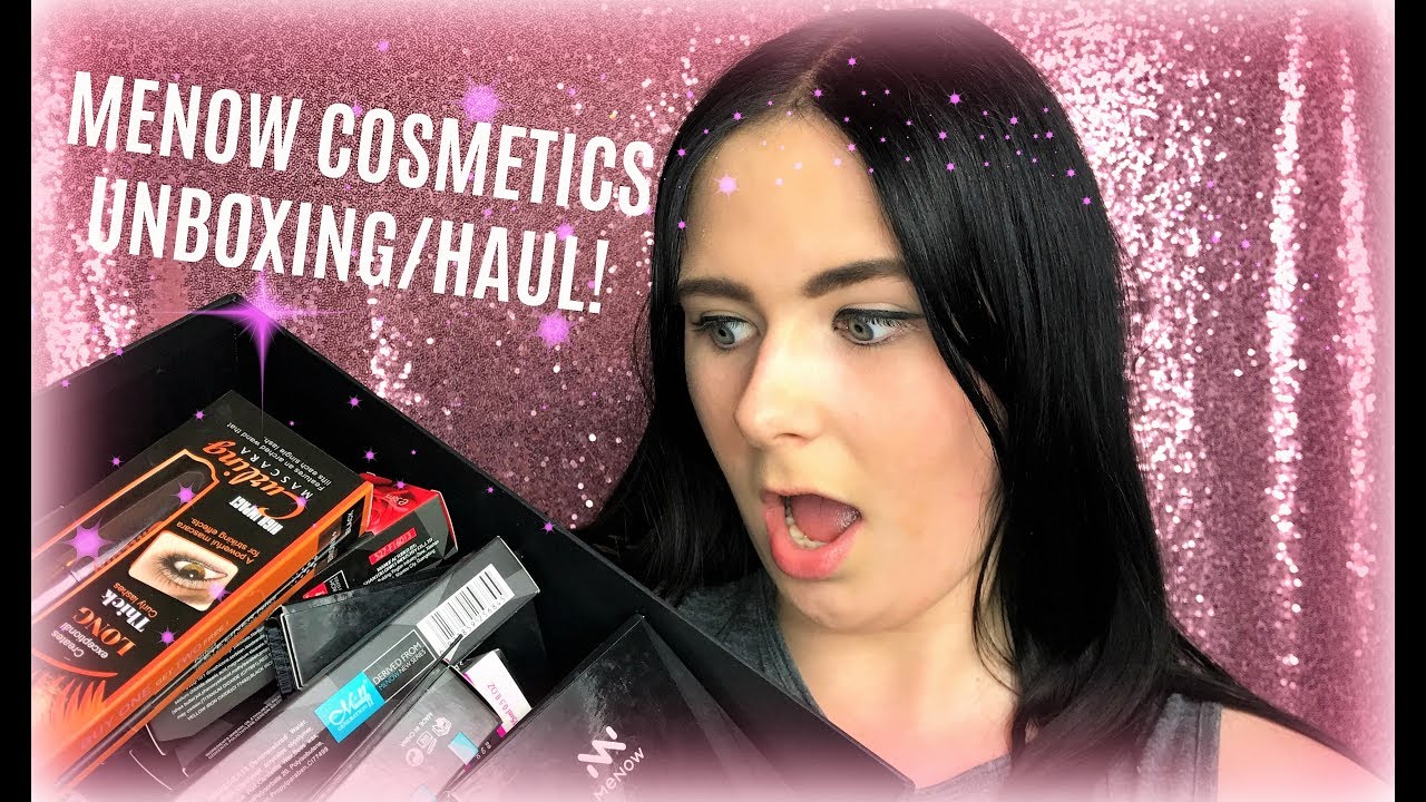 MeNow Cosmetics Unboxing/Haul! |AbbieWilloughby - YouTube
