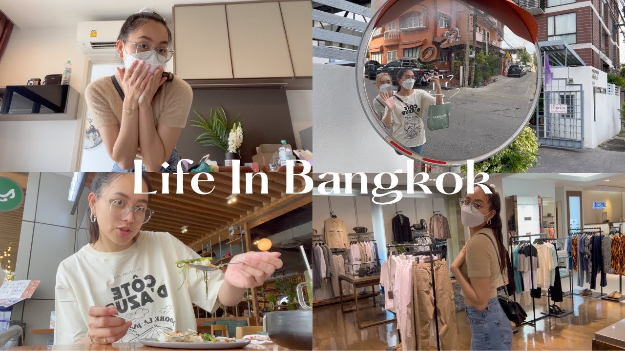 Life in Bangkok | food, shopping, new haircut and friends - YouTube