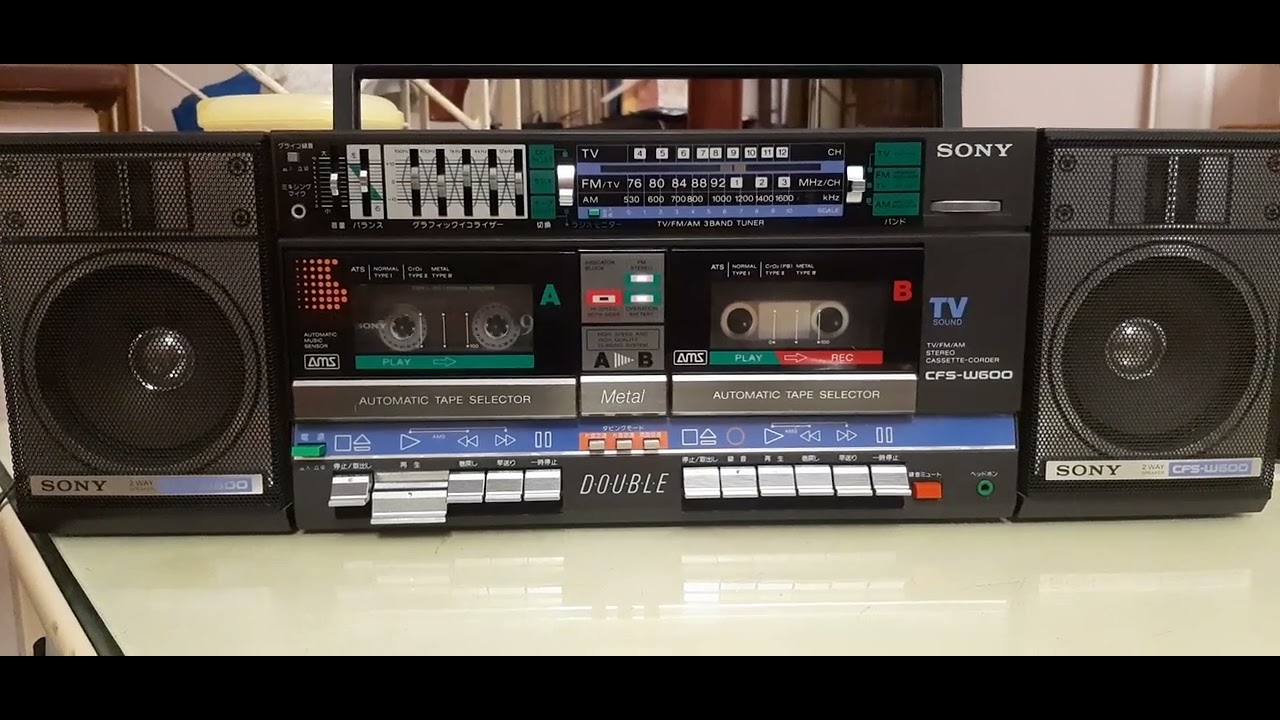Sony cfs w-600 - YouTube