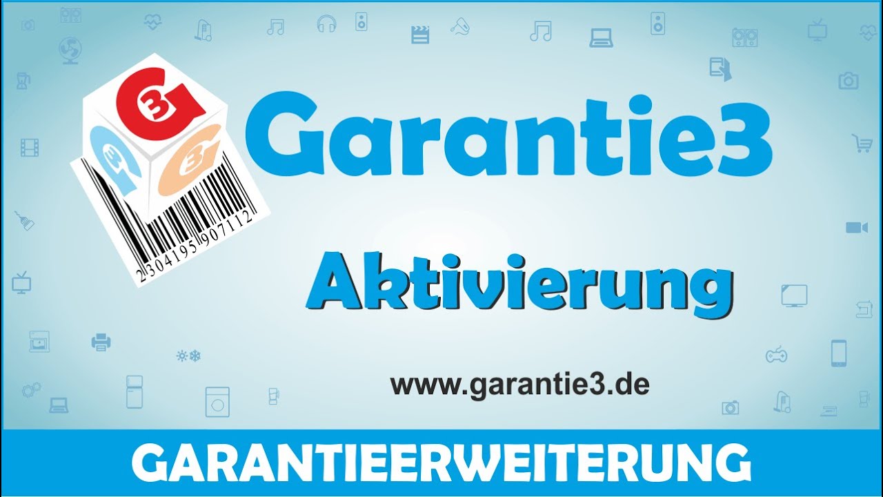 Garantie3 - Aktivierung - Garantieerweiterung - YouTube