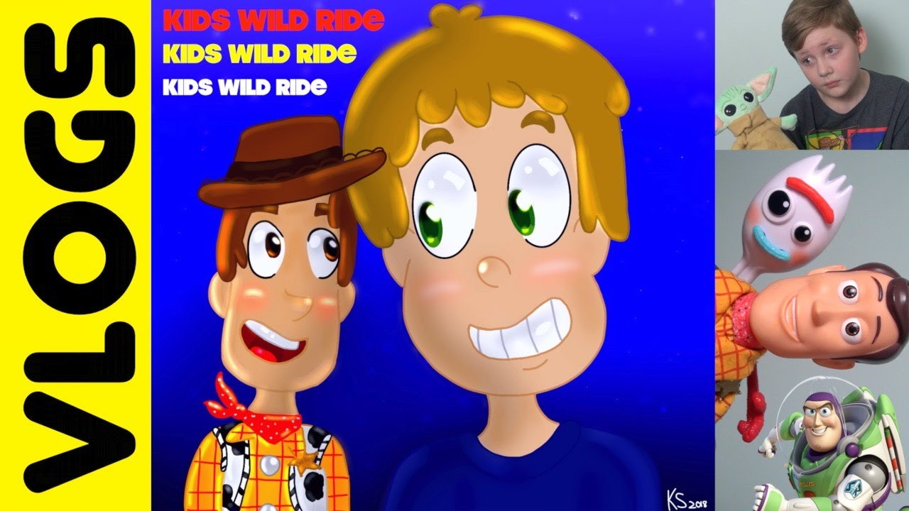 Kids Wild Ride VLOGS | Behind Scenes Preview To Our TOY STORY Parody ...