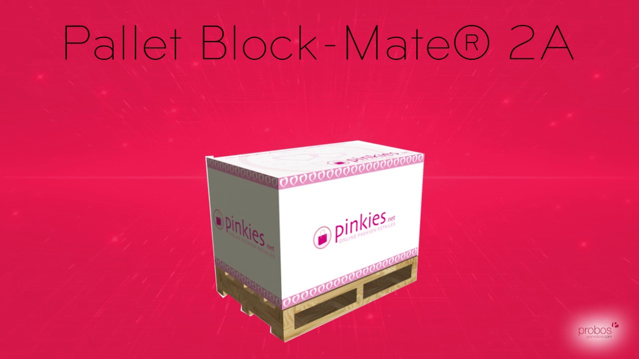 Pallet block-mate® 2a branded with your design - YouTube