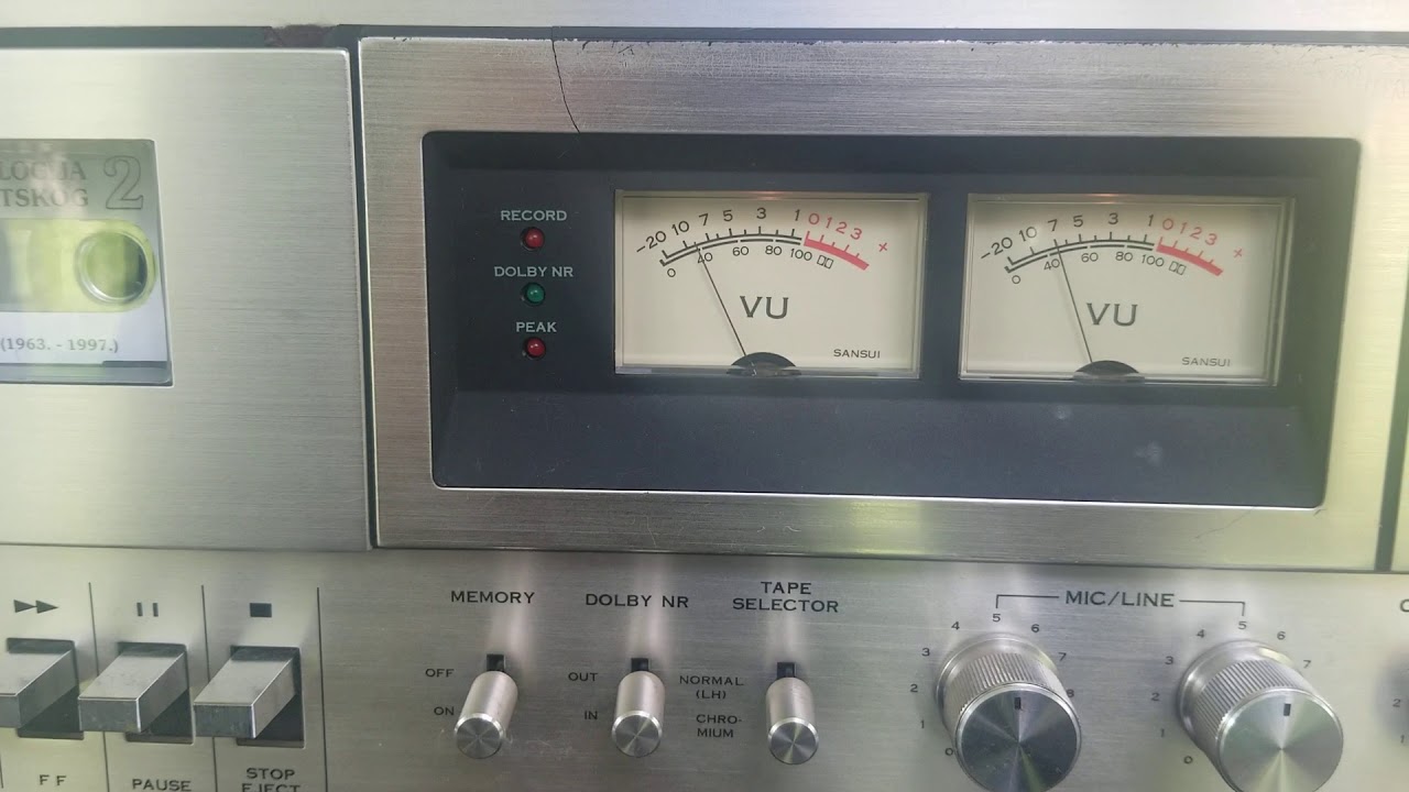 Sansui SC 3000 stereo deck - YouTube