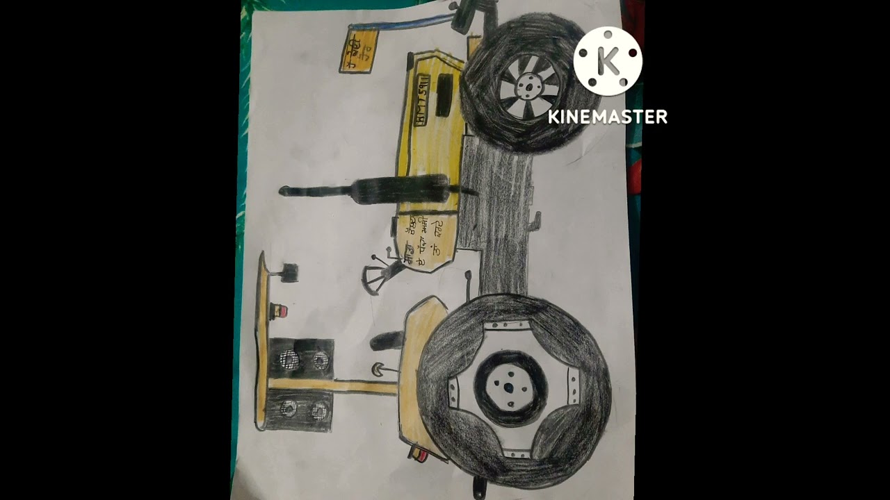 5911 tractor # drawing # sidhu moose wala The legend - YouTube