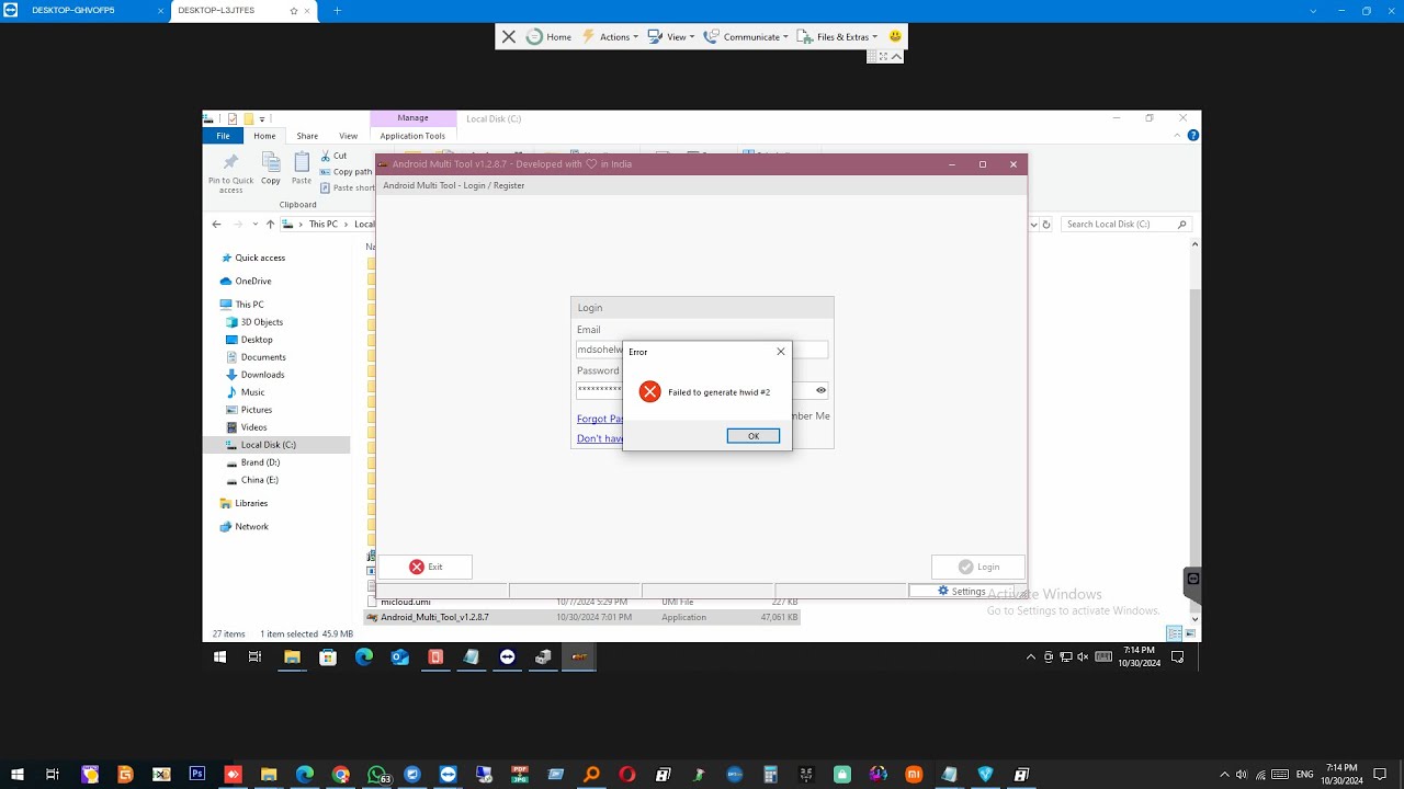 Android Multi Tool Fail To Generate HWID #2 Error Fix Solution AMT TOOL ...
