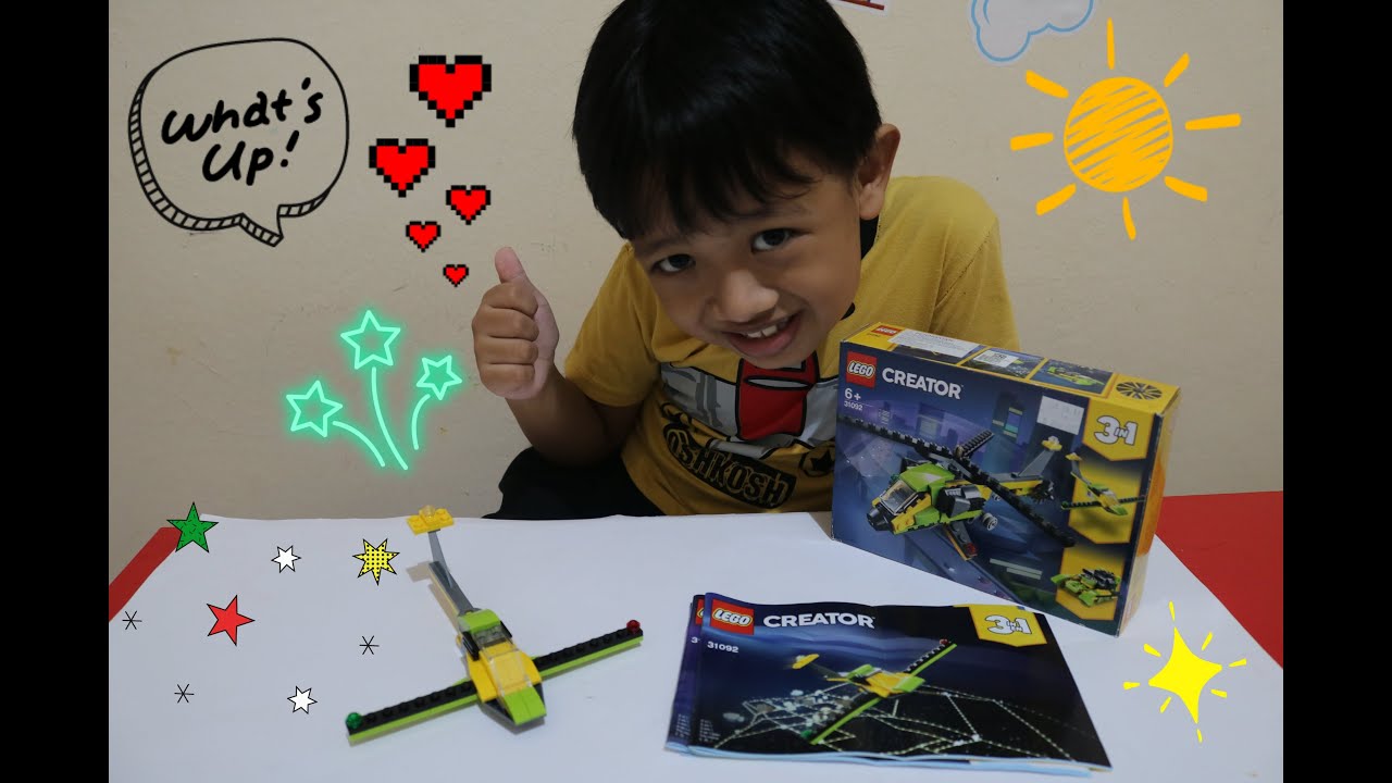 Main Lego Rakit Lego Creator - UNBOXING LEGO CREATOR #31092 (2nd build ...