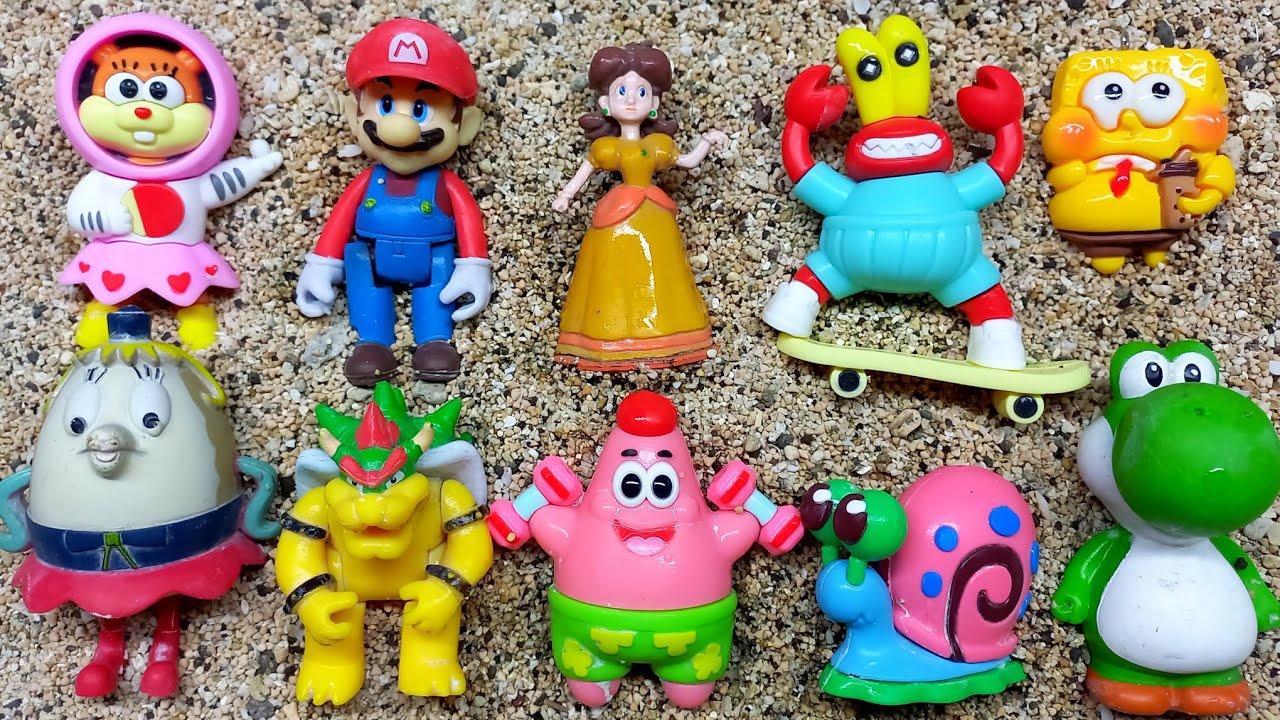 MARIO VS SPONGEBOB SQUAREPANTS LUIGI PATRICK,SQUIDWARD,GARY,DONKEY KONG ...