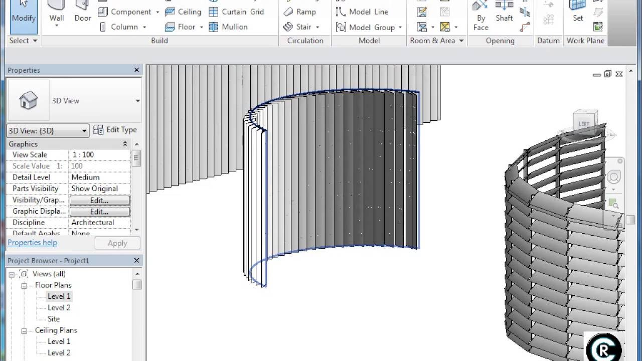 Cách tạo Lam chắn Nắng trong Revit | How to creat Sun Louver in Revit ...