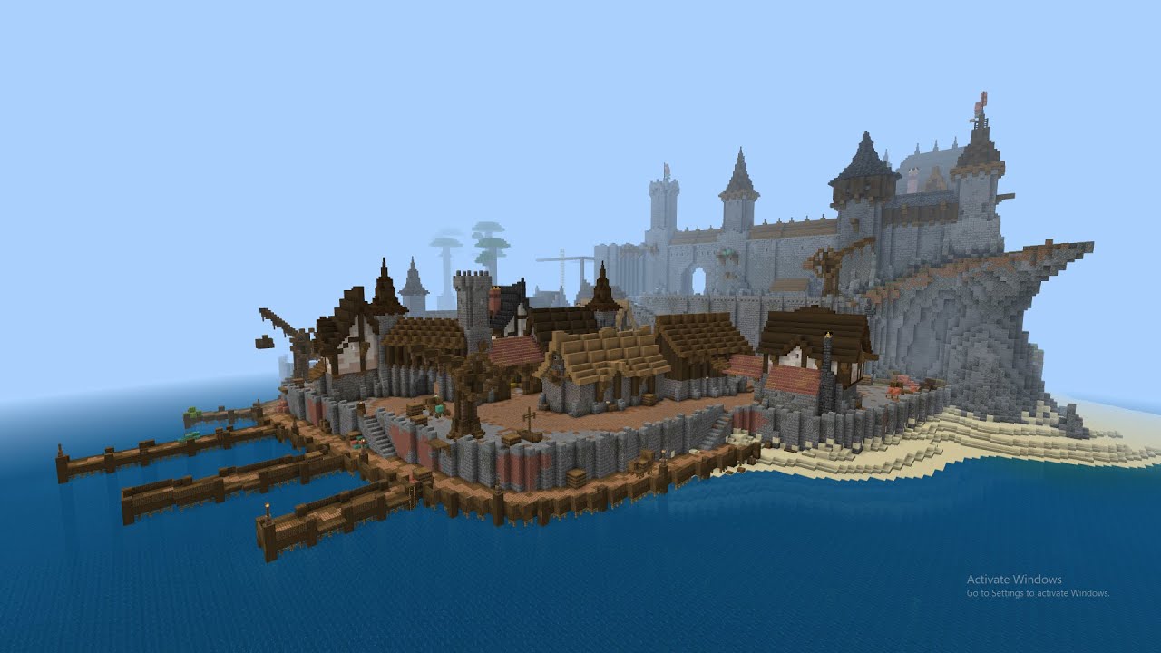 E6 Minecraft Lets Build I Finished the Port !! - YouTube