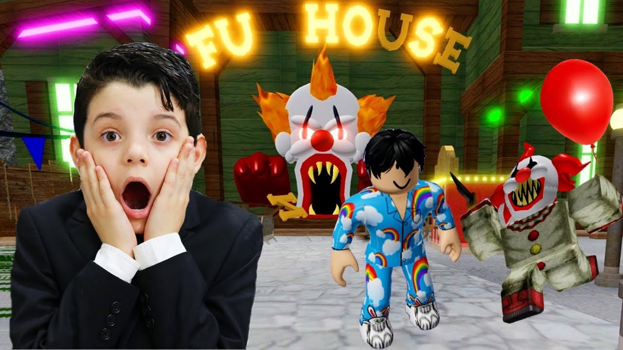 ROBLOX - ESCAPE DO PALHAÇO IT no PARQUE - Piero Start Games - YouTube