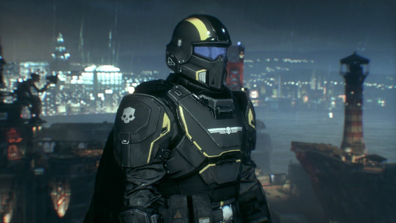 Batman Arkham Knight Helldivers 2 B-01 Tactical suit (MOD) - YouTube