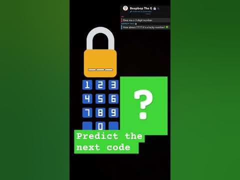 Predict The Next Code #code #puzzle #puzzlesolving - YouTube