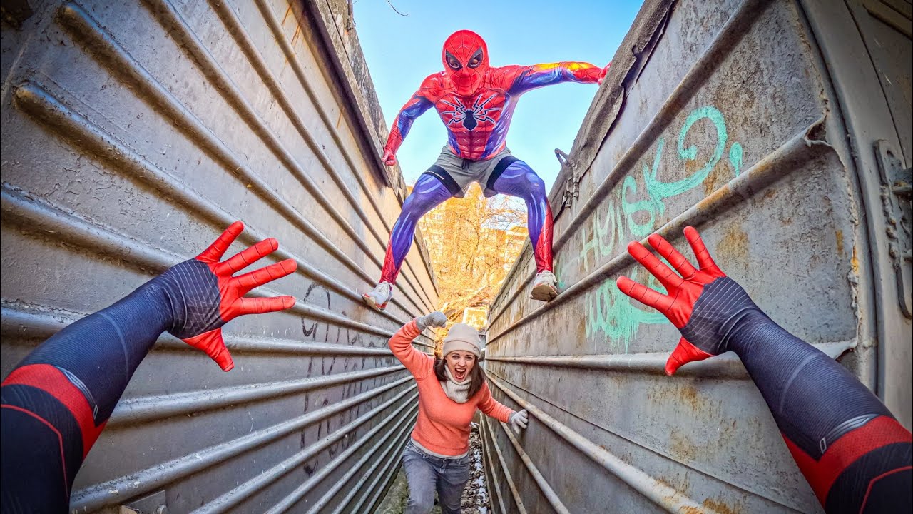 TEAM BROS SPIDER MAN TWINS ESCAPING ANGRY MOM IN REAL LIFE (Funny ...