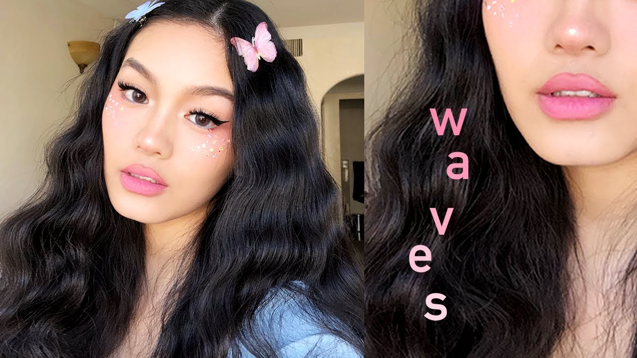 MERMAID WAVES HAIR TUTORIAL 🦋 - YouTube