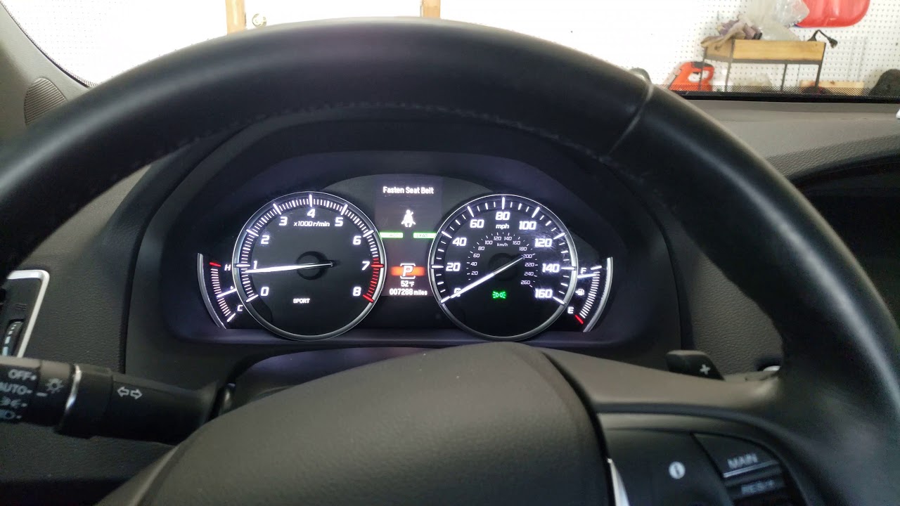 Disabled Auto Idle Stop 2020 Acura TLX - YouTube