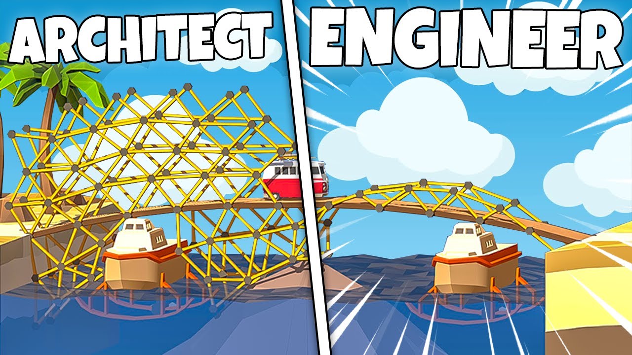 Engineering SUPER EFFICIENT BRIDGES in Poly Bridge 2! - YouTube
